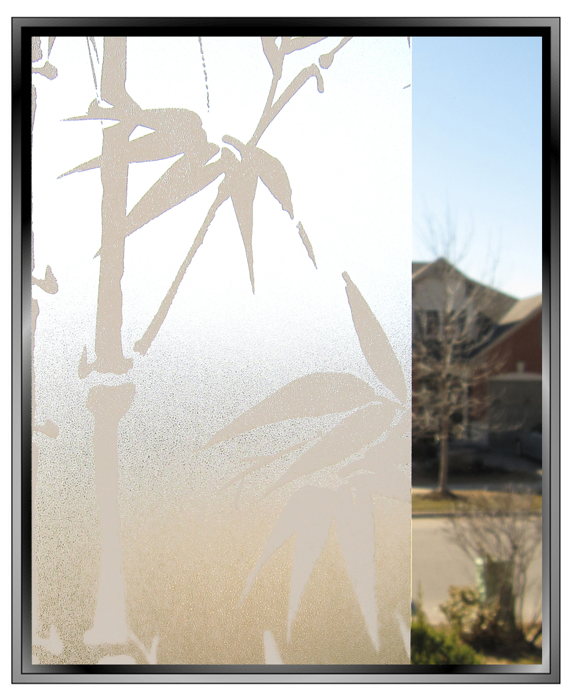 Bamboo Matte Designer Series Decorative Privacy Window Film