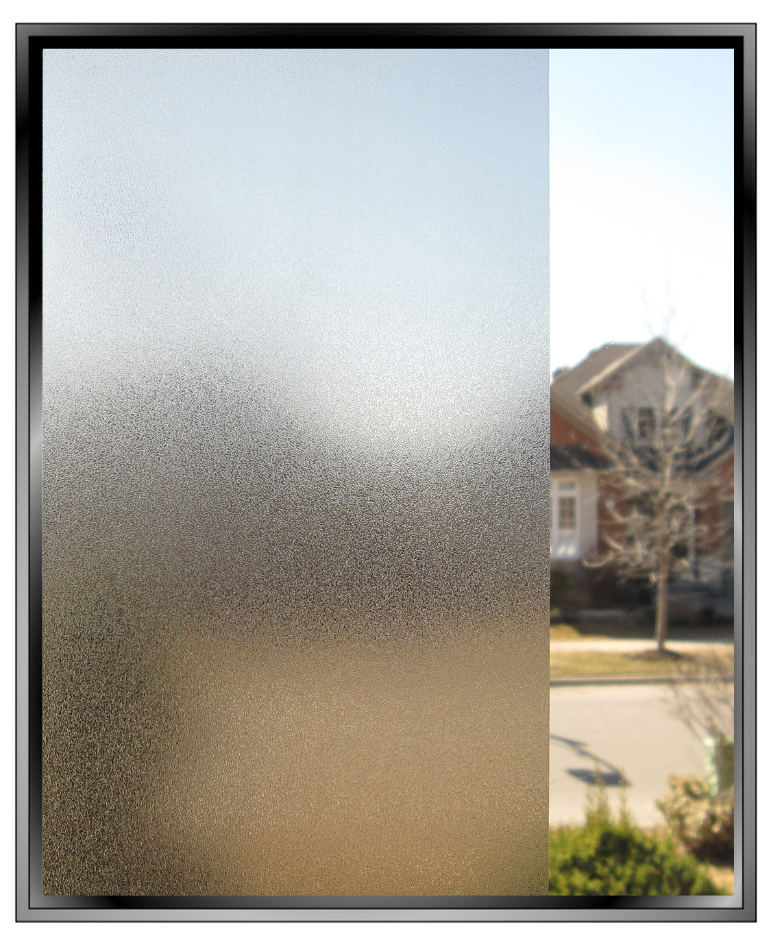 Bronze Matte Decorative Privacy Window Film