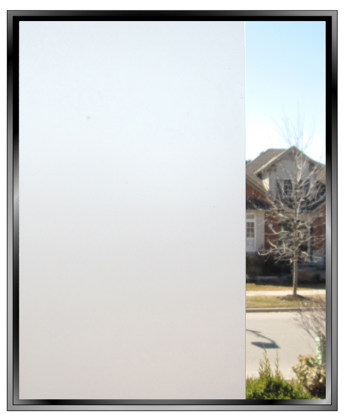 Dense Satin Frost Privacy Window Film