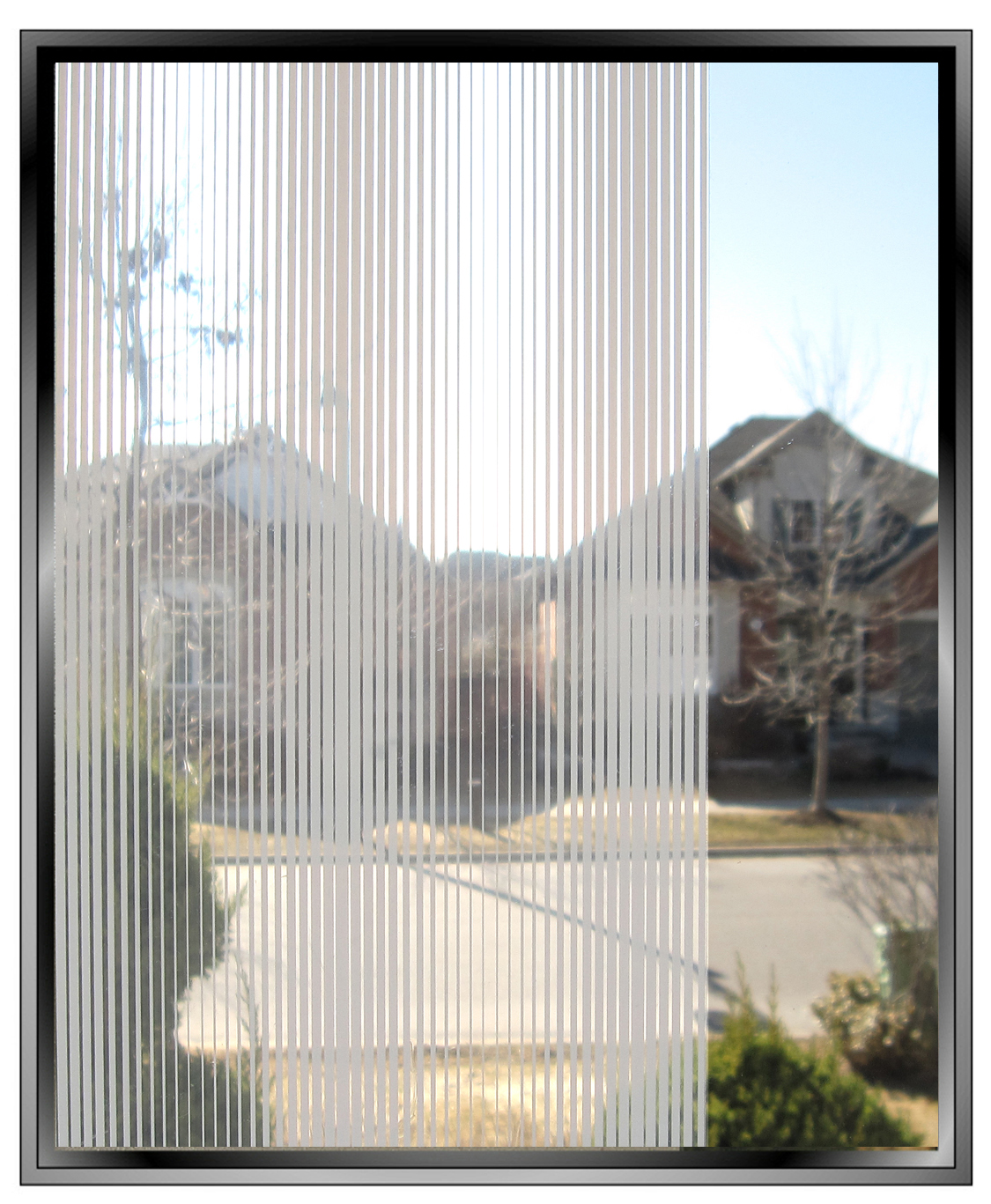 Wave Length Decorative Privacy Window Film